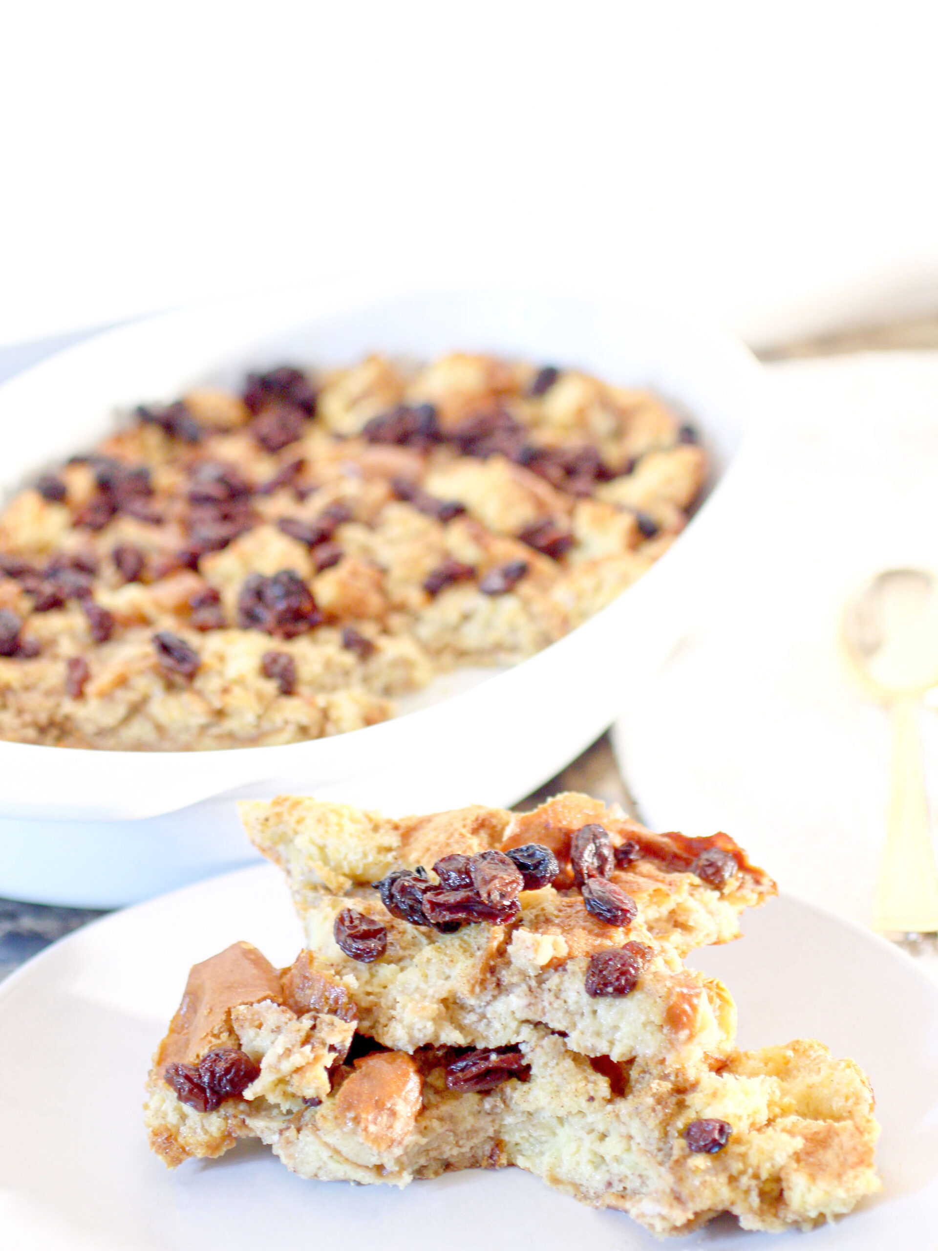 Brioche Bread Pudding - With a Splash of Color